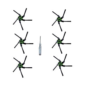 6 Pack Edge-Sweeping Side Brushes, Replacement parts for irobot Roomba S Series, Replacement Side Brushes for Roomba S9 (9110) S9 Plus S9+ (9550) Vacuum Cleaner.