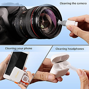 Laptop Screen Keyboard Cleaner Kit, Electronics Cleaning Tool for MacBook iPad iPhone Pro, Brush Tool for Tablet, Computer, PC Monitor,TV Camera Lens New Compact with Patent