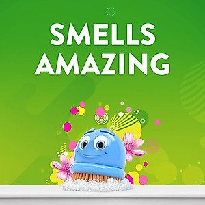 Scrubbing Bubbles Toilet Cleaner Gel, Toilet Bowl Cleaner Removes Limescale & Hard Water Stains, Floral Fusion Scent, 24 oz