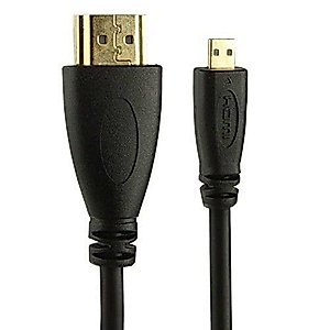 yanw 6ft 1080P HDMI A/V TV Video Cable Cord Lead for Canon Powershot SX620 HS Camera