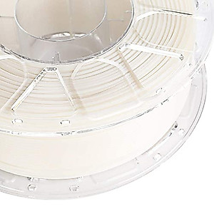 2PCS Upgraded Tempered Glass Plate with Bed Clips and Comgrow 3D Printer PLA Filament 1KG 1.75mm Spool White Color