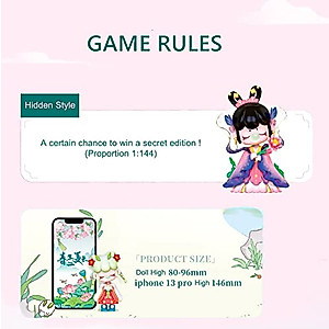 ROBOTIME Blind Box Set Surprise Action Figure Collectible Kawaii Figures Random Art Toys Hot Cute Nanci Figure Dolls Creative Gifts (Whole Set)