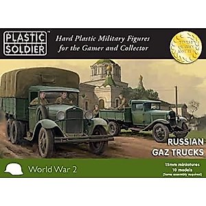 Plastic Soldier GAZ Truck 15 mm Miniature Multicolor