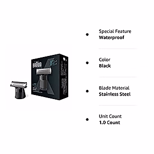 Braun Series X Replacement Blade - Compatible with Braun Series X Models, Beard Trimmer and Electric Shaver, 1 Count, One Blade to Trim, Style and Shave Any Style, XT10