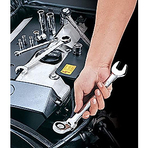 GEARWRENCH 12 Pc. 12 Pt. Flex Head Ratcheting Combination Wrench Set, Metric - 9901D