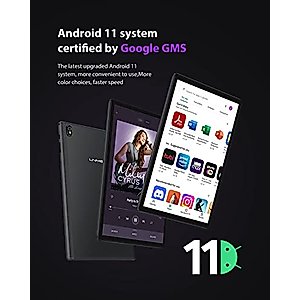 LNMBBS Tablet 10 Inch Android 11, Octa-Core 1.8GHz Processor,4GB RAM,64GB Storage,2.4G/5G WiFi,1080P FHD IPS Display,Tablet with Keyboard,13MP Rear Camera,Bluetooth 5.0,GPS,Face ID,Gray