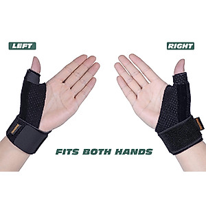 THX4COPPER Reversible Thumb & Wrist Stabilizer Splint for BlackBerry Thumb,Trigger Finger, Pain Relief, Arthritis,Tendonitis, Sprained, Carpal Tunnel, Stable,S-M,Single