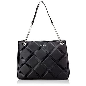 Nine West Skyes Shoulder Satchel Black One Size