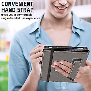 VORI Folio Case for Amazon Fire HD 8 Tablet (8th/7th/6th Generation, 2018/2017/2016 Release), Slim Premium PU Leather Stand Protective Cover with Auto Wake/Sleep, Nebula