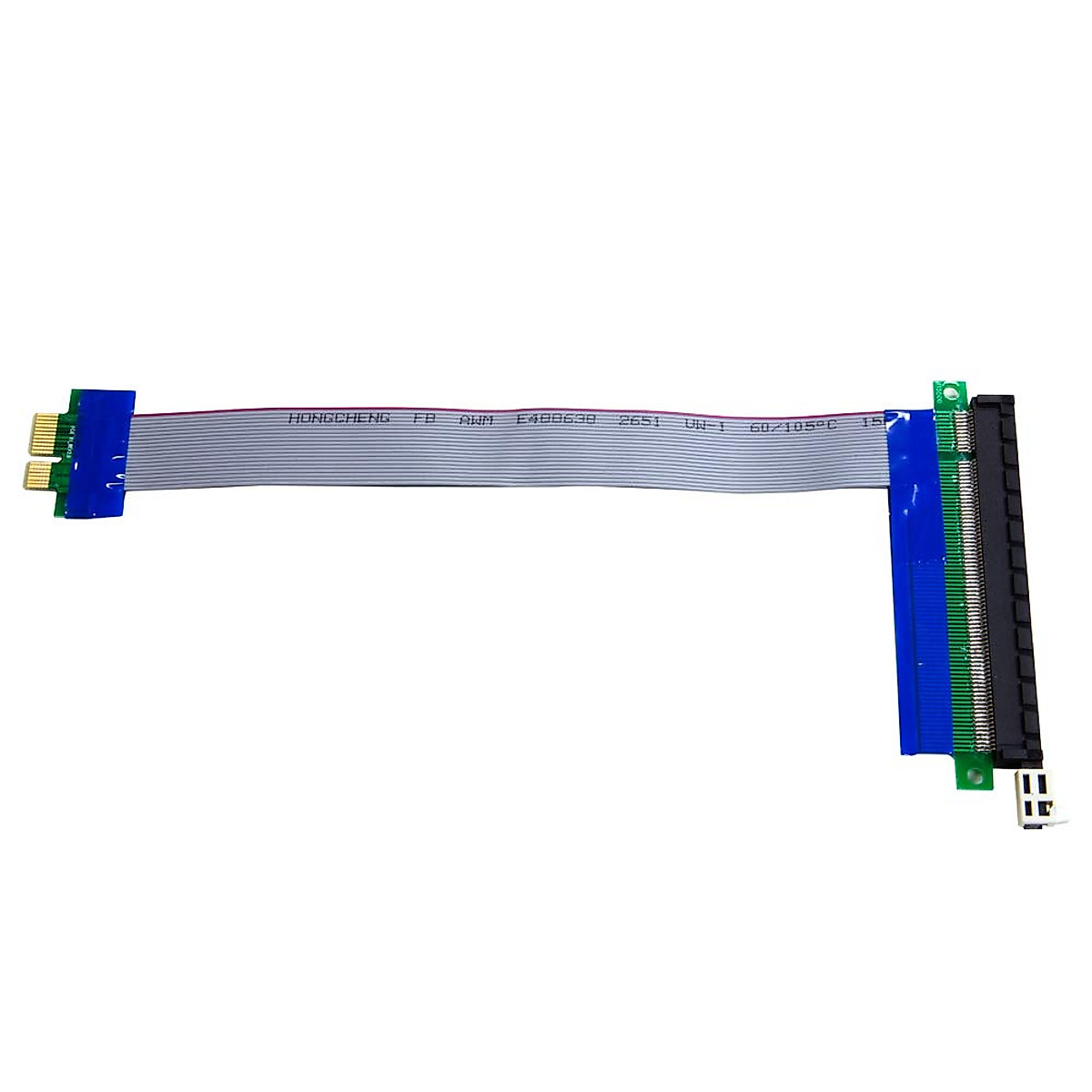 Kingwin PCIe Riser Card 1X-16X PCI Express Adapter Flexible Expander Extension Cable (PCI-06)