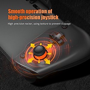 HEATFUN Wireless Controller Compatible with Nintendo Switch, Large Controller for Nintendo Switch with Precise Rocker, Dual Motor Shock Feedback and Screenshot