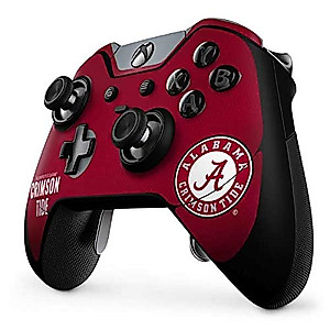 Skinit Decal Gaming Skin compatible with Xbox One Elite Controller - Officially Licensed College Alabama Crimson Pride Design