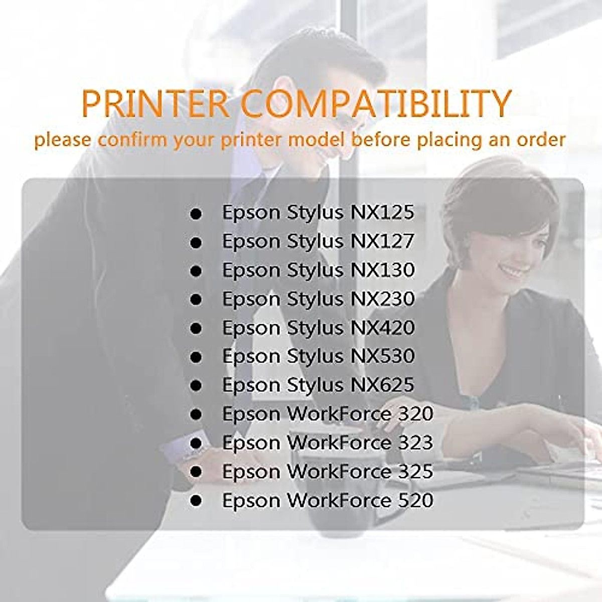 Run Star 4 Pack 125 Remanufactured Ink Cartridge Replacement for Epson 125 T125 use for NX125 NX127 NX130 NX230 NX420 NX530 NX625 Workforce 320 323 325 520 Printer ( Black Cyan Magenta Yellow )