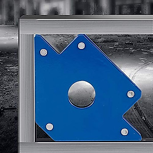 50LBS Arrow Welding Magnet Holder 4pcs 4" Strong Magnetic Metal Working Mig Tools and Equipment Workshop Welder Magnets Welding Clamps 45, 90, 135 Degree Angle