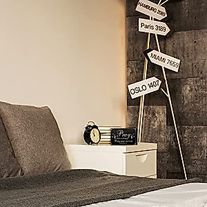 Yulejo Pray About Everything Worry About Nothing Sign Religious Scripture Inspirational Word Plaque Black Bible Verses Plaque Wall Decor Wooden Table Centerpieces Christmas Decorations, 7.95.1 Inch