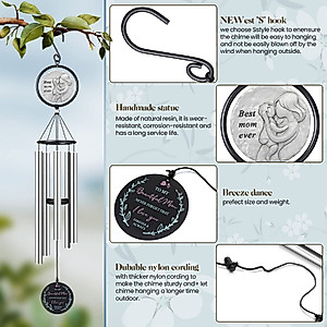 Gifts for Mom from Daughter, Son - Birthday Gifts, Thank You Gifts for Mom, Perfect Present for Mothers of All Ages, 36” Outdoor Wind Chimes