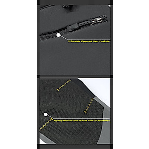 MAGCOMSEN Work Pants for Men Stretch Hiking Pants Mens Quick Dry Pants Water Resistant Pants Climbing Pants Lightweight Pants Camping Pants Mens