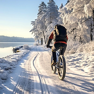 CUGBO 12 Pairs Black Winter Stretchy Warm Knit Magic Gloves Mitten for Mens Womens-One Size Fits All