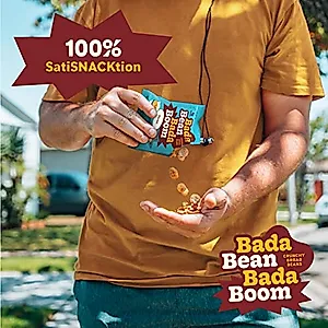 Bada Bean Bada Boom Plant-Based Protein, Gluten Free, Vegan, Crunchy Roasted Broad (Fava) Bean Snacks, 110 Calorie Packs, The Classic Box Variety Pack, 1 Ounce (Pack of 24)