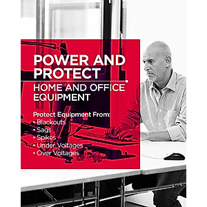 CyberPower AVRG900LCD Intelligent LCD UPS System, 900VA/480W, 12 Outlets, AVR, Compact