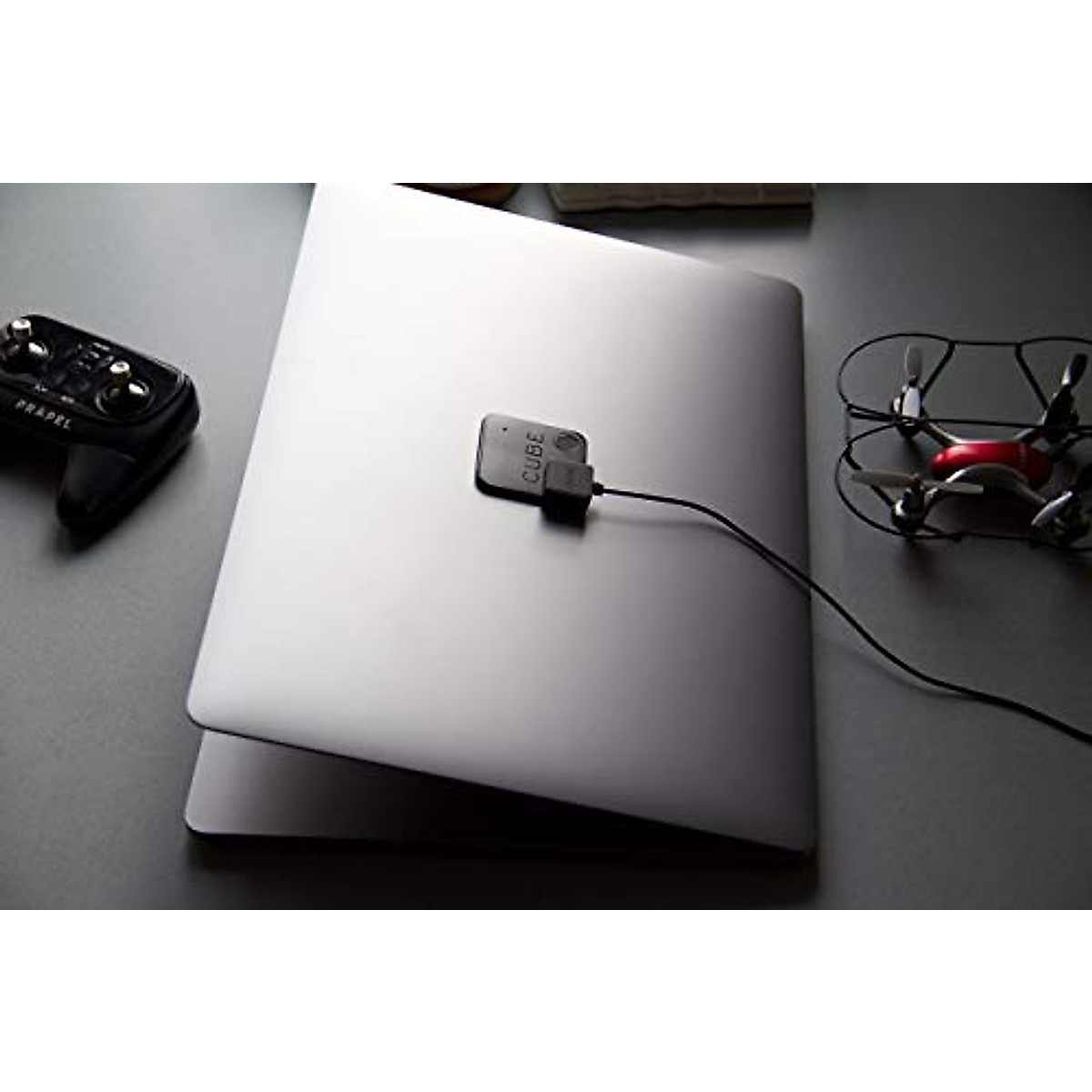 Cube Shadow Finder Locator, Tracking Devices for Wallet, Remote Finder, Item Finders, Bluetooth Tracker Tag + Rechargeable Battery - Ultra Thin