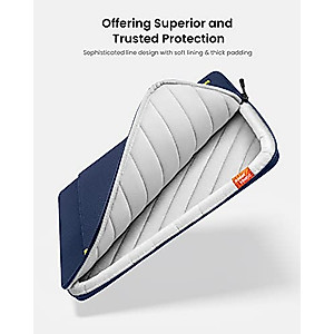 tomtoc 360 Protective Tablet Sleeve for 12.9-inch iPad Pro M2&M1 with Magic Keyboard or Smart Keyboard Folio, Water-Resistant Case Bag with Accessory Pocket