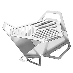 Yardwe Picnic Grill Mini Grill Stove Stainless Steel Lotus Lightweight Grill