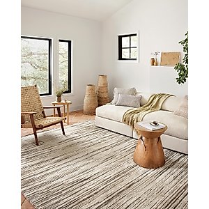 Loloi II Neda Collection NED-01 Taupe/Stone, Transitional 5'-0" x 7'-6" Area Rug