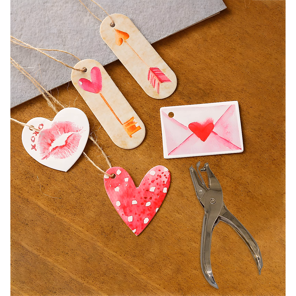 1/4 and 1/8 Inch Small Single Hole Punch, 2 Pack Handheld Circle Shaped Hole Puncher with 8 Sheet Capacity for DIY Craft Paper, Tag & Ticket, Perfect for Home, Office, Back to School Supplies