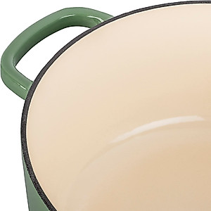 BALLARINI Bellamonte Cast Iron 7.6-qt Round Dutch Oven - Saggio Green
