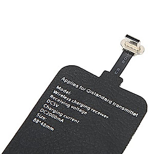 10W Qi Fast Wireless Charging Receiver USB Type C Interface Wireless Charger Receiver Chip for USB C Interface Mobile Phones