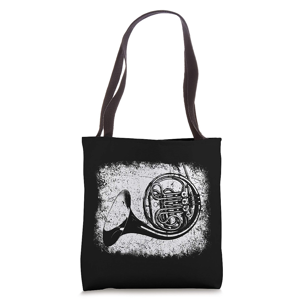 Vintage Marching Band Retro Big Band Gifts French Horn Tote Bag