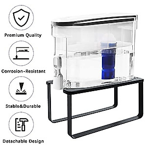 Water Dispenser Stand For Countertop-Metal Water Filter Stand, Compatible With Brita Water Pitcher & Zerowater Pitcher, Perfect for Fridge Beverage Dispenser With Spigot, Drink Dispenser Stand Only