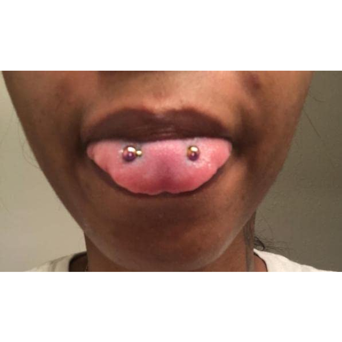 VCMART Nipple Rings Tongue Rings Stainless Steel Straight 14G Barbells Piercing Jewelry Silver 12mm,14mm,16mm,18mm