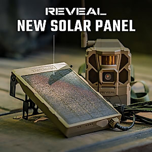 New TACTACAM Reveal Solar Panel for Reveal Cellular Trail Cameras X 2.0, X 3.0, X Pro 3.0 X, Gen 1, SK, XB (Solar Panel)