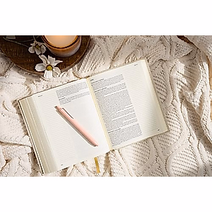 CSB Notetaking Bible, Floral Cloth Over Board, Black Letter, Wide Margins, Journaling Space, Single-Column, Reading Plan, Easy-to-Read Bible Serif Type