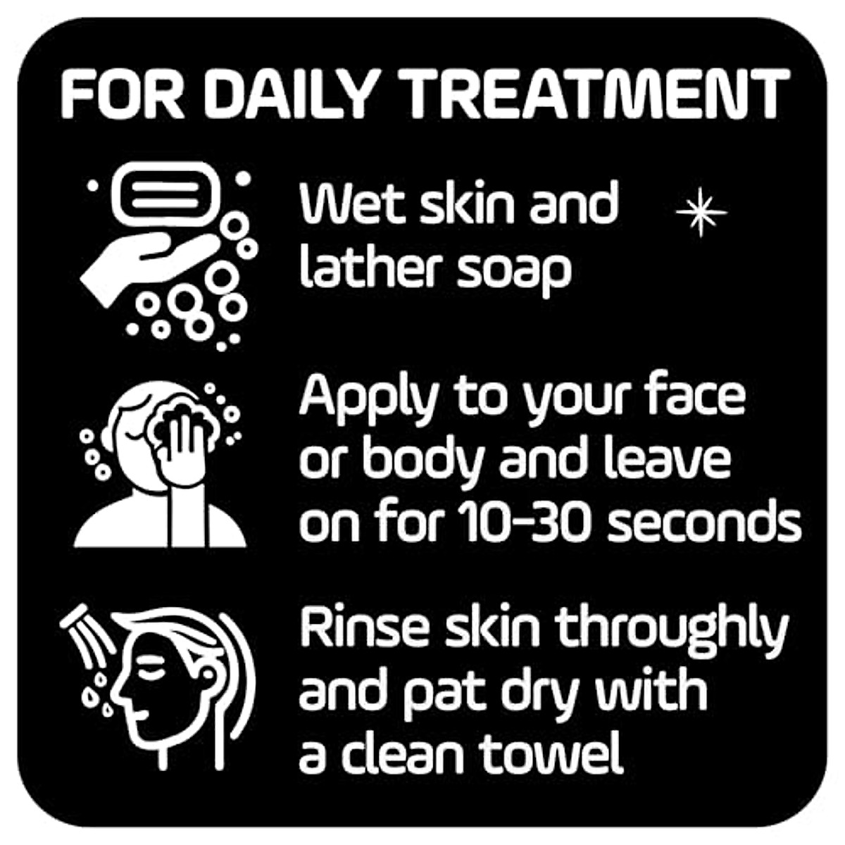 Asepxia with Activated Charcoal Purifying Effect Acne Treatment Bar Soap with Salicylic Acid, 4 Ounce