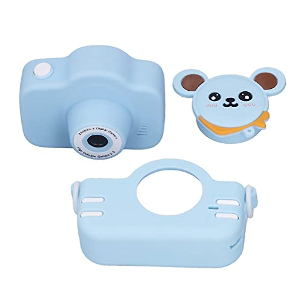 VGEBY Cartoon Children Camera Multilanguage Kids Digital Camera Cute Appearance Kids DV Camera Blue