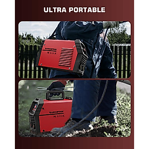 ARCCAPTAIN Stick Welder, [Large LED Display] 200A ARC/Lift TIG Welding Machine with Synergic Control, IGBT Inverter 110V/220V Portable MMA Welder Machine with Hot Start, Arc force and Anti-Stick