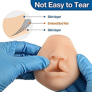 Ultrassist Unilateral Cleft Lip Model, Cleft Lip Suture Training Simulator for Medical Students, Education, Display