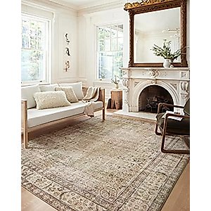 Loloi II Margot Collection MAT-01 Antique/Sage, Traditional 7'-6" x 9'-6" Area Rug