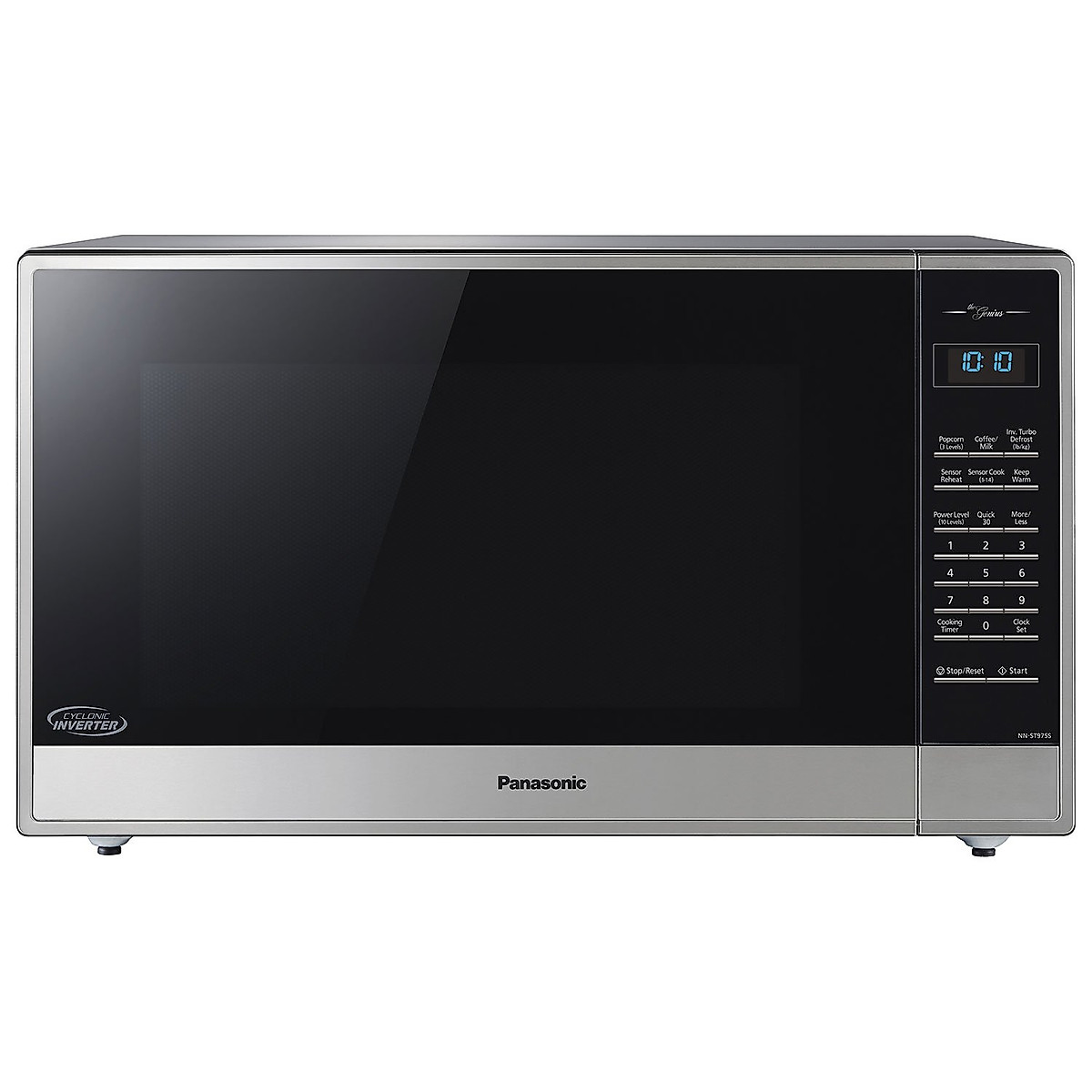 Panasonic NN-ST975S 2.2 Cu. Ft. Built-In/Countertop Cyclonic Wave Microwave Oven w/Inverter Technology - Stainless Steel (Renewed)