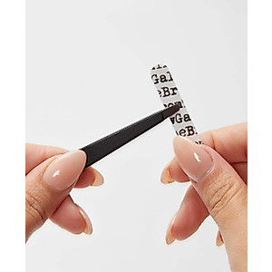 The BrowGal – 12 Tweezer Sharpeners – Exclusive for Sharp & Efficient Longer Period use - Super Handy and Portable Tool, Easily Grip with Safety - Sharpen Dull and Neglected Tweezer in Seconds – Black