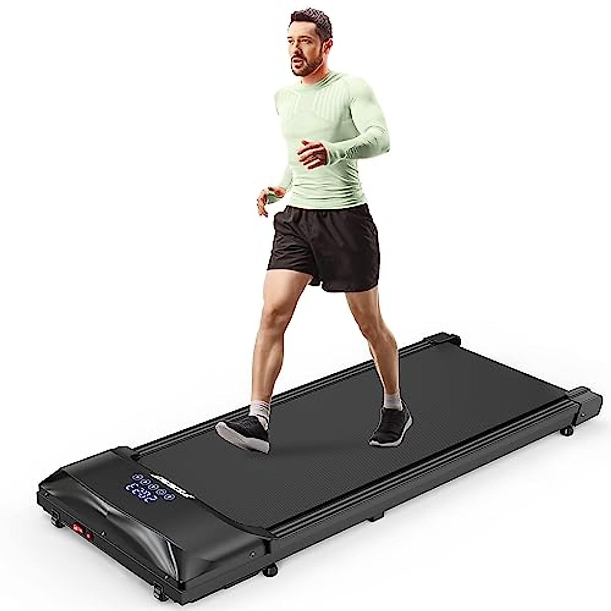 Under Desk Treadmill Walking Pad 2 in 1 for Walking Running Jogging Desk Treadmill for Home Office Exercise