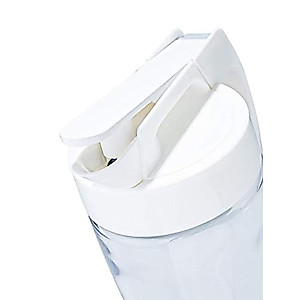 Lustroware Easy Care One-touch Airtight Pitcher 2.2QT (71oz) for Hot or Cold Liquids | High Heat Resistant, Leak Proof & Space Saving | Made in Japan