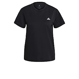 adidas womens Small Logo Tee Black/White 1X
