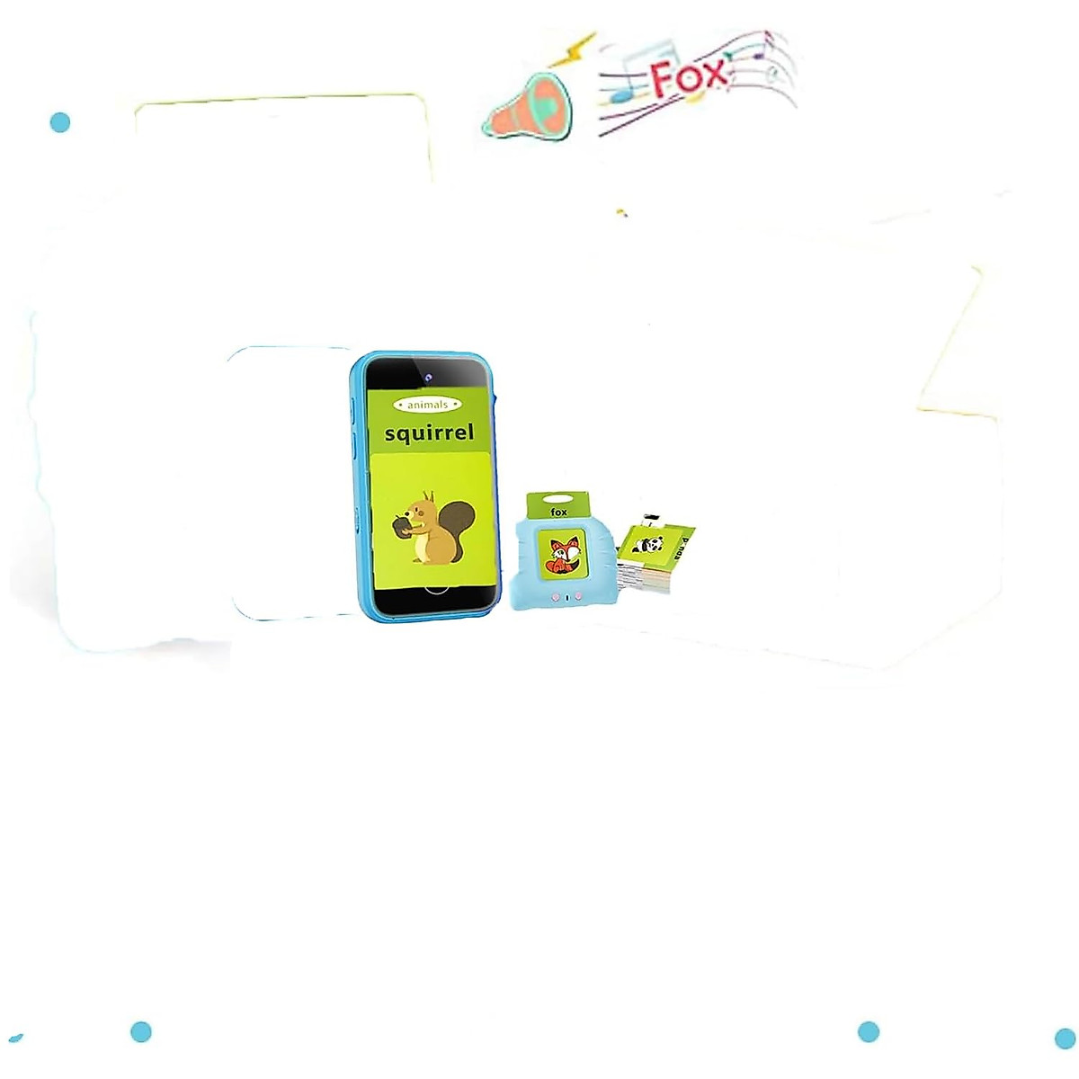 Talking Flash Cards Educational Toys for 3 4 Year Old Boys Girls, Toddlers Learning Toys Electronic Interactive Toys, Preschool Toys Christmas Birthday Gift for Kids Ages 3 4 5