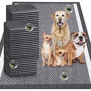 Gimars Upgrade Odor Control 4XL 36x36 Dog Pee Pads Extra Large Thicken 9 Layers Extra Absorbent Charcoal Pee Pads for Dogs - Leak Proof Dog Training Pads Quick Dry Charcoal Puppy Pads 30 Counts