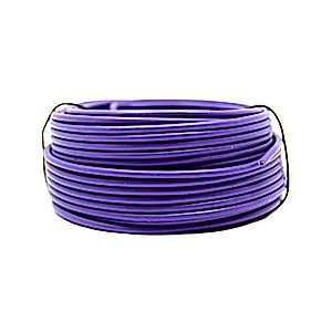 Best Connections Audiopipe Copper Clad Stranded Car Audio Primary Remote Wire (18 Gauge 50', Purple)