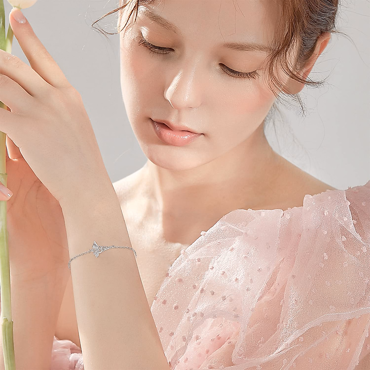 Palpitate Nurse Bracelets for Women Sterling Silver Nurse Gifts Nurse Jewelry Nurse Graduation Nurses Week Gifts Angel Wings RN Grad Registered